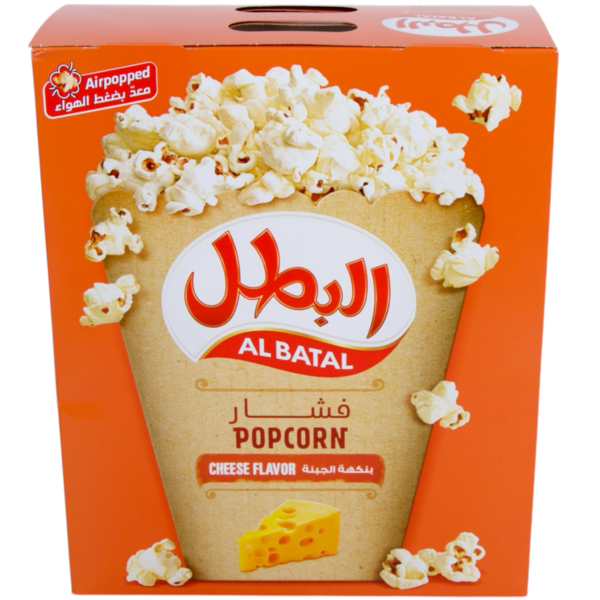 Buy Al Batal Cheese Popcorn 10*23g and Sweets & Snacks online - Danube