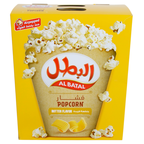 Buy Al Batal Butter Popcorn 10*23g and Sweets & Snacks online - Danube