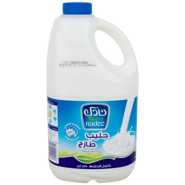 Buy Nadec Full Fat Fresh Milk 1.75L and Saudi Made online - Danube